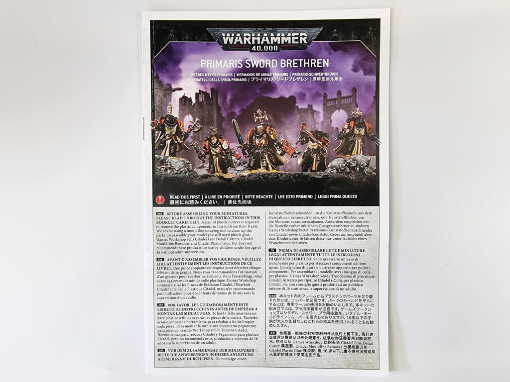 Black Templars Instructions