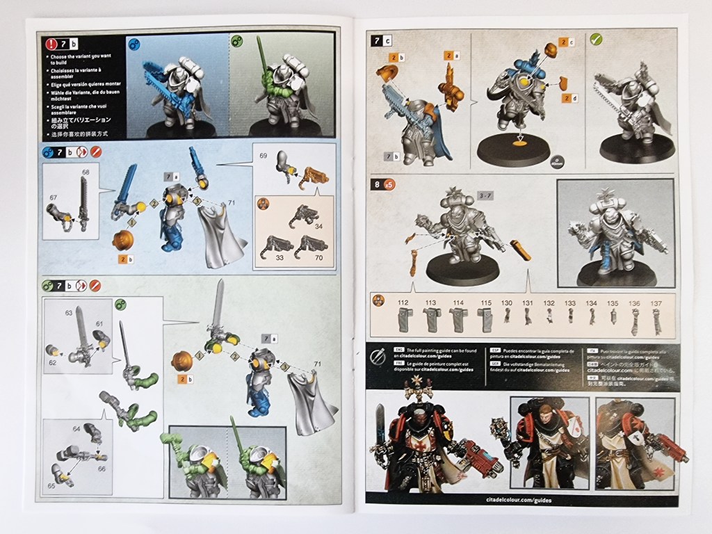 Black Templars Instructions